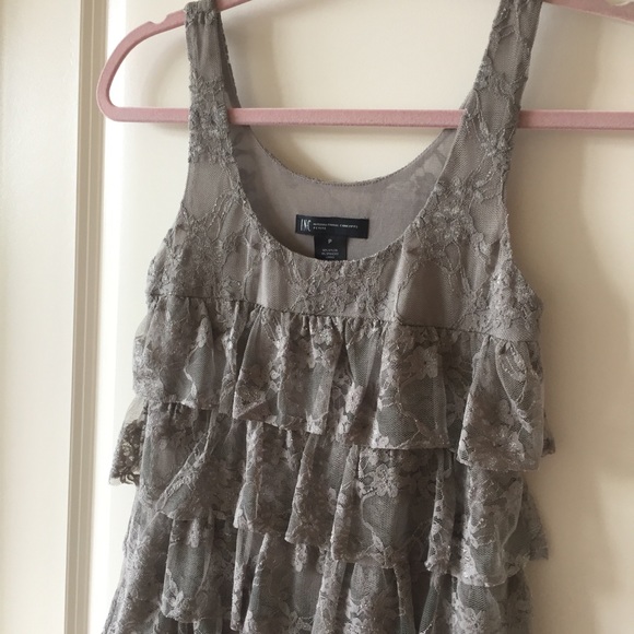 INC International Concepts | Dresses | Gray Lace Inc Dress | Poshmark